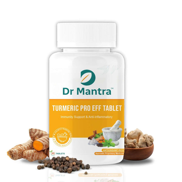 Dr Mantra Turmeric Pro Effervescent Tablets for Immunity & Cold| 15 Ta ...